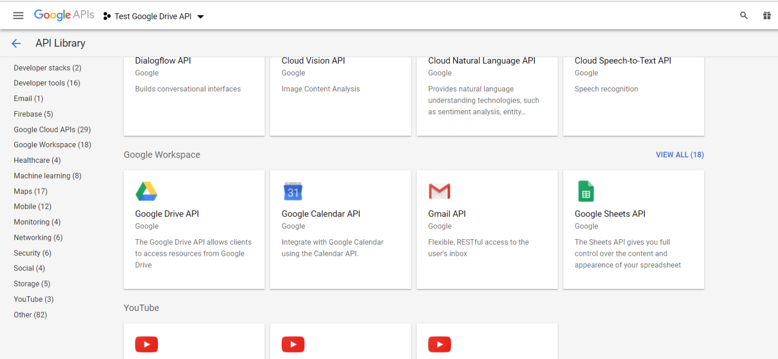 Google Drive API Integration using Postman