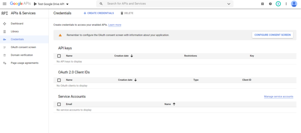 Google Drive API Integration using Postman
