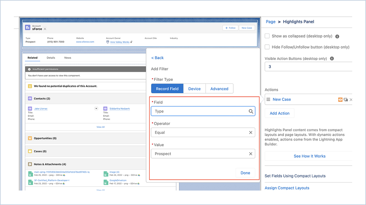 Hide and Show Quick Actions Dynamically in Salesforce