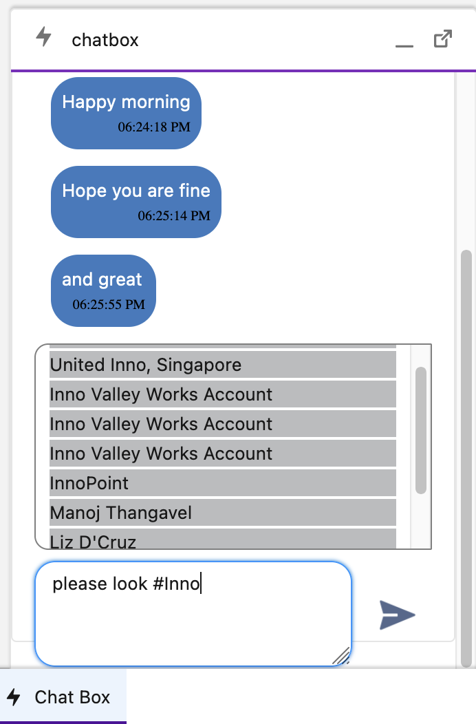 Product Chatbox | Inno Valley Works