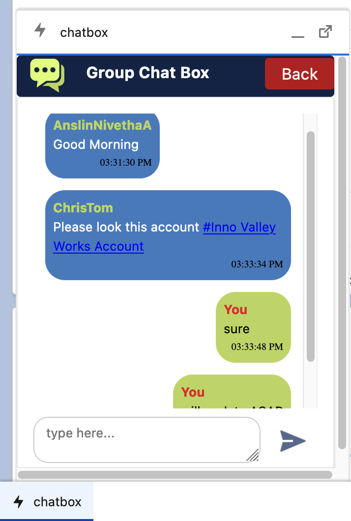 Product Chatbox | Inno Valley Works