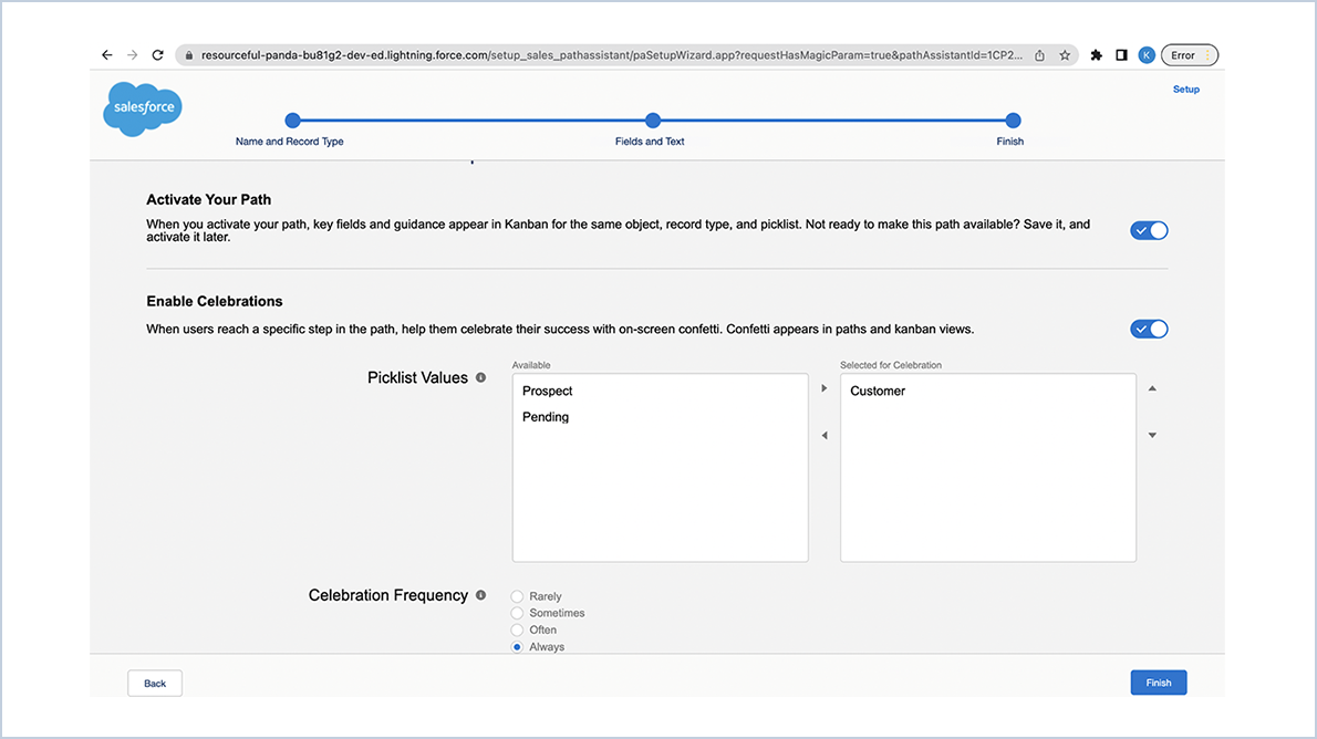 Lightning Salesforce Path Guide & Features