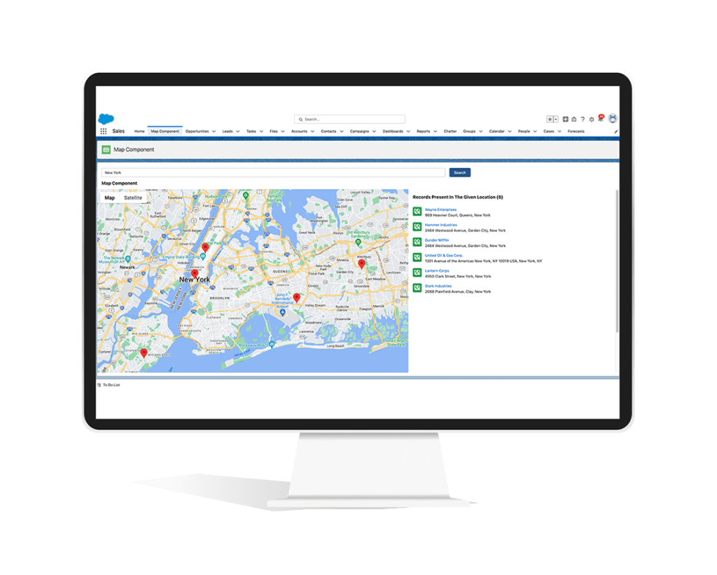 Salesforce Maps: Location Search and Mapping Solution